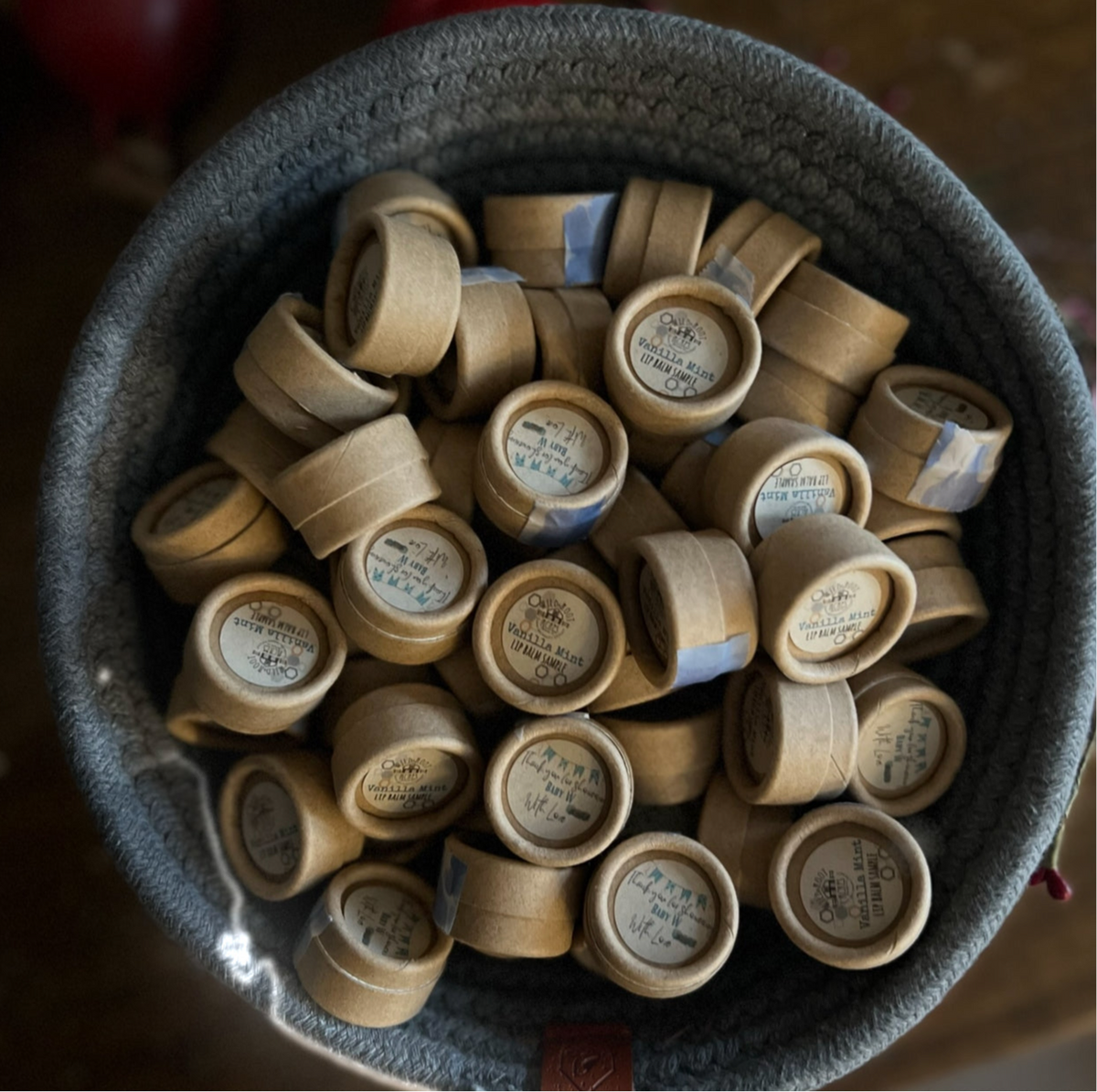 Mini lip butter custom party favors – Wild Root Acres