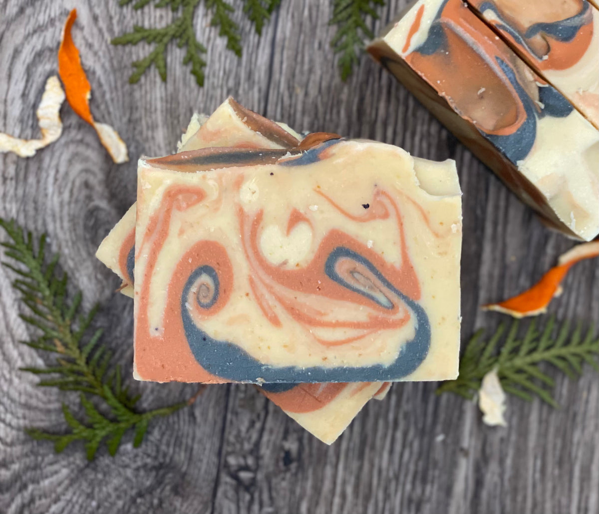 Cedar Citrus goat milk soap bar – Wild Root Acres